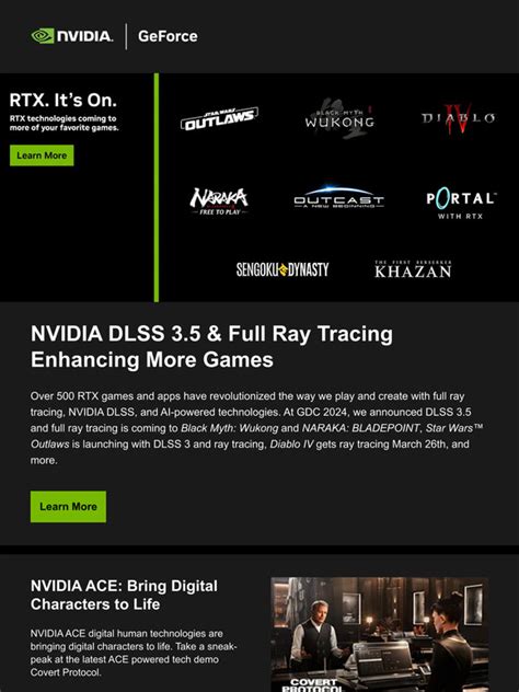 Nvidia New DLSS 3 5 And Full Ray Tracing Games ACE Demo And Horizon