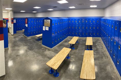 Locker Rooms Weight And Wrestling Rooms Art C Klein Construction