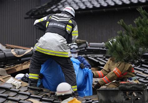 Rescuers Race Against Time In Search For Survivors In Japan After