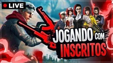 Free Fire Ao Vivo Jogando Inscritos YouTube