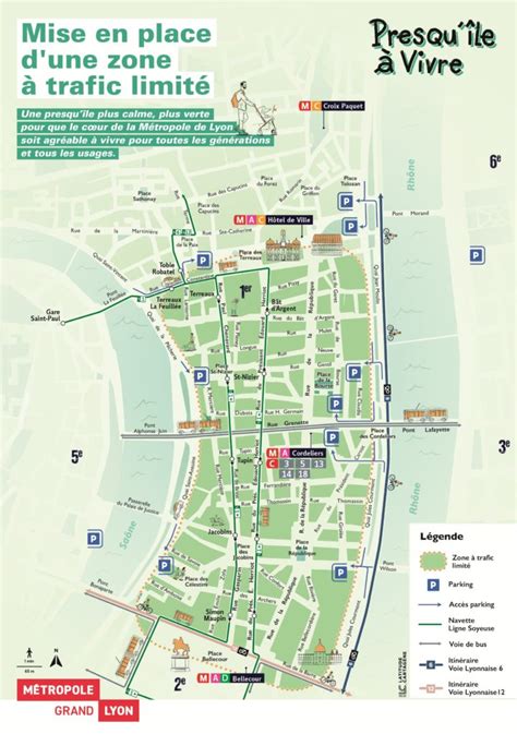La Presquîle de Lyon en mode trafic limité dès 2025 MET