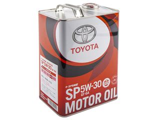 TOYOTA MOTOR OIL SP GF 6 SAE 5W30 4л