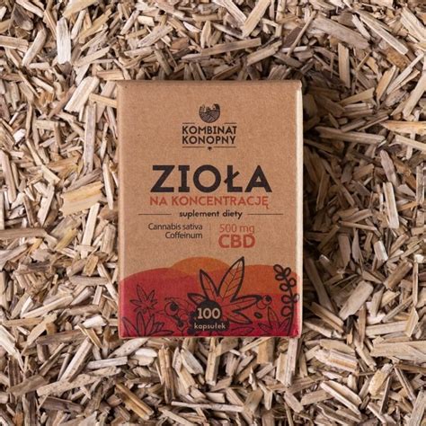 Zioła na koncentrację 100 x 5 mg CBD HempCapone