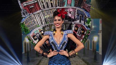 Voy subiendo voy bajando Karla Guilfú revela su traje típico para