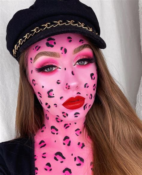 Pink Panther Costume Makeup Inspo Makeup Ideas Cartoon Makeup
