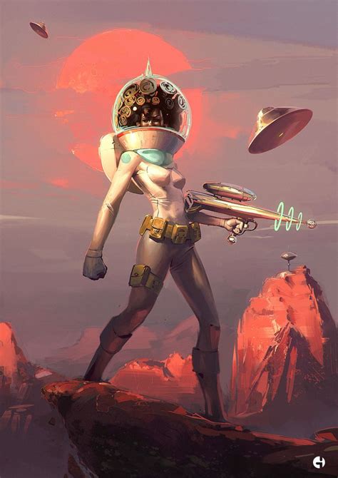Gaboleps Mars Spy Sci Fi Sci Fi Art Science Fiction Art