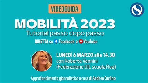 Mobilità docenti 2023 come fare la domanda tutorial passo dopo passo