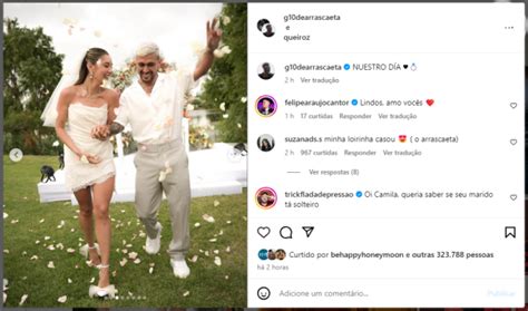 Casamento No Civil Arrascaeta Leva Camila Bastiani Para O Altar Em