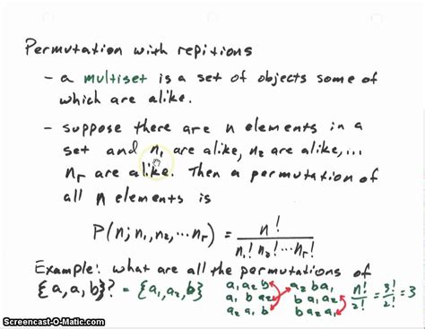 permutations youtube