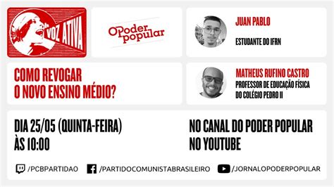 Como revogar o Novo Ensino Médio NEM YouTube