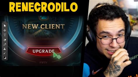 ELE CRIOU UM NOVO CLIENT DO LOL YETZ REACT RENECRODILO YouTube