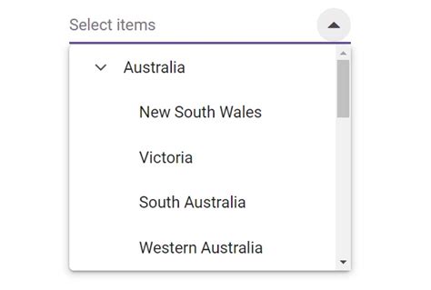 how to use syncfusion dropdown tree in vue js application