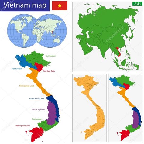 Vietnam Mapa vector gráfico vectorial Volina imagen 37192627