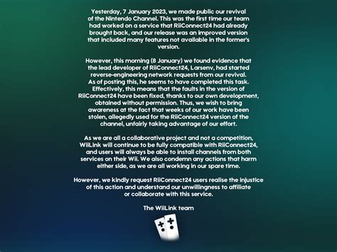 Wiilink On Twitter