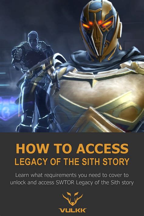 How To Unlock And Start SWTOR Legacy Of The Sith Story VULKK