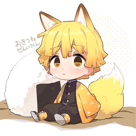 Zenitsu Zenitsu Demonslayer En Dibujos Chibi Personajes De Anime The