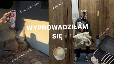 vlog wyprowadziłam się do Krakowa pakowanie zakupy YouTube