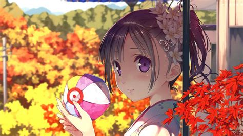 Japanese Kimono Original Characters Anime Girls Anime Short Hair