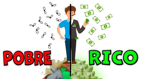6 Diferencias entre RICOS y POBRES Hábitos de ricos y pobres YouTube