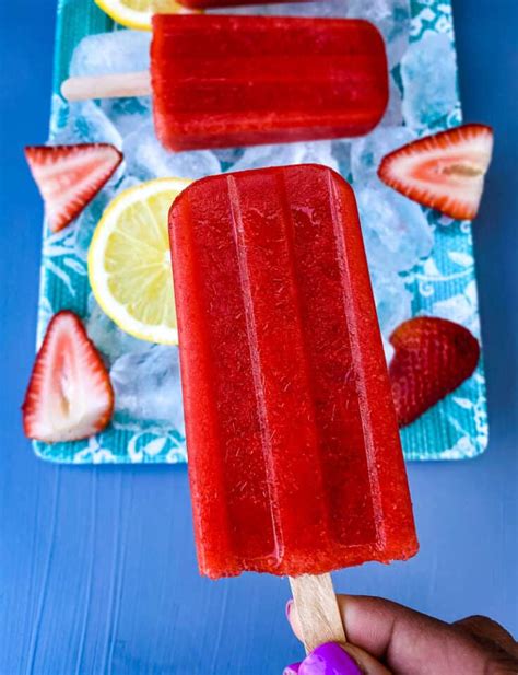 Sugar Free Popsicles Strawberry Lemon Video