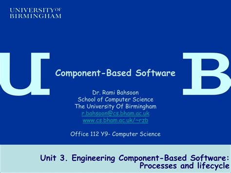ppt unit 3 engineering component based software processes and