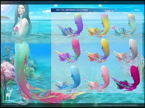 Dsf Tail Mermaid Catatumbo By Dansimsfantasy Sims Gameplay Sims
