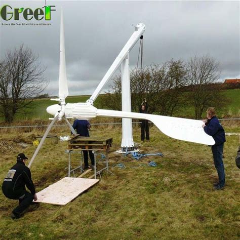 5kw Low Start Wind Speed Pitch Control Horizontal Axis Wind Turbine