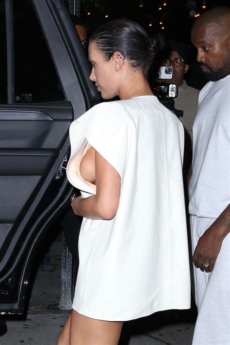 Bianca Censori Big Boob Cleavage