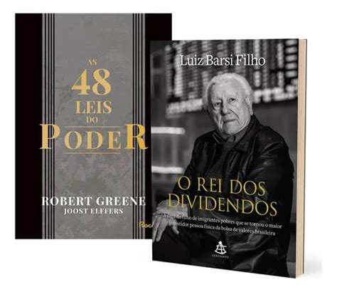 Kit 2livros As 48 Leis Do Poder O Rei Dos Dividendos A Saga Do