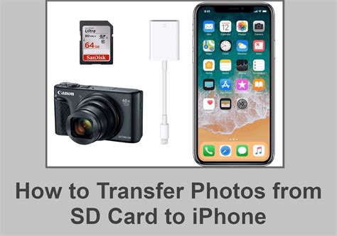 How To Transfer Photos From SD Card To IPhone 3 Tips