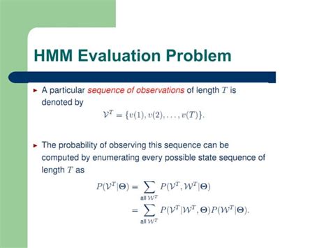hidden markov model ppt