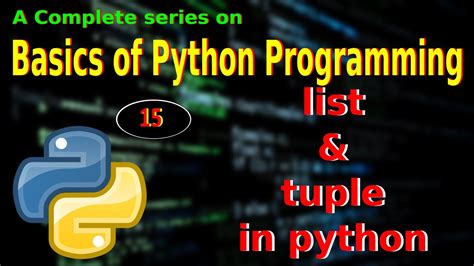 15 List And Tuples In Python YouTube
