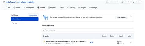 how to use github actions to deploy a next js website to aws s3