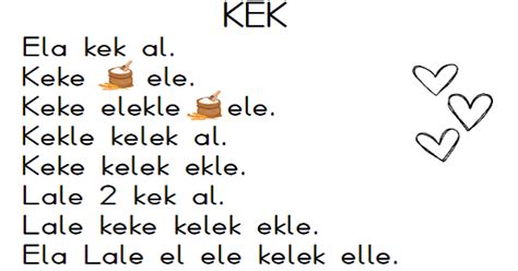 1 Sınıf İlk Okuma Yazma K k Sesi Okuma Metni Meb Ders