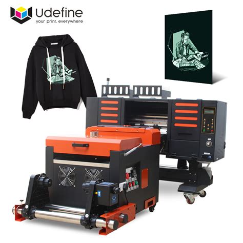 Udefine Whole Set Inkjet Dtf Fluorescent Tshirt Printer With Powder