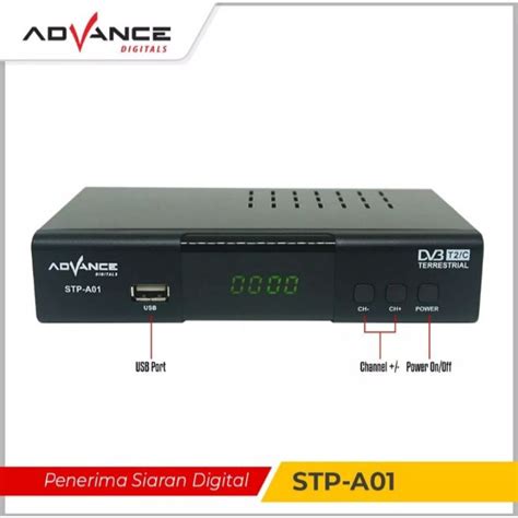 Jual Set Top Box STB ADVANCE STP A01 Terima Siaran Digital DVB Full
