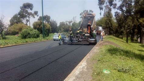 El mexiquense Hoy Rehabilita junta de caminos vía Toluca Metepec Tenango