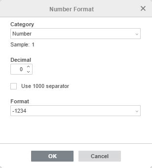 Change Number Format Online Office