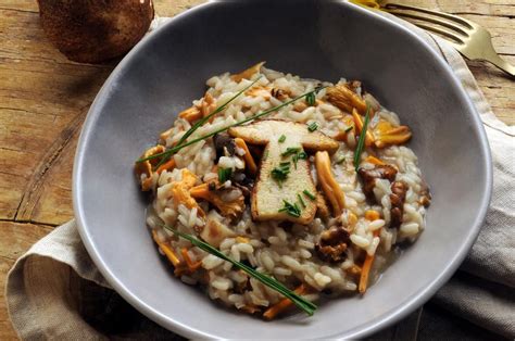 Risotto Aux Girolles Et Aux Lardons Recette Risotto Risotto