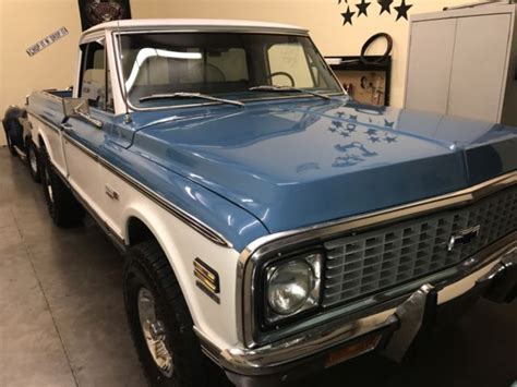 1972 Chevrolet Super Cheyenne C10 K10 Swb 4x4 Other Trucks Classic