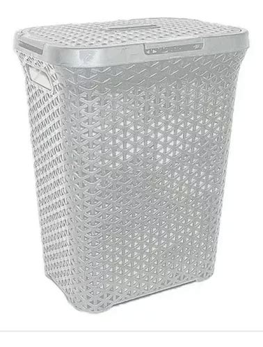 Canasto Cesto Ropa Sucia Mediano Ratan Plastico Juguetes Envío gratis