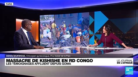 Denis Mukwege sur France 24 la crise en RD Congo est extrêmement
