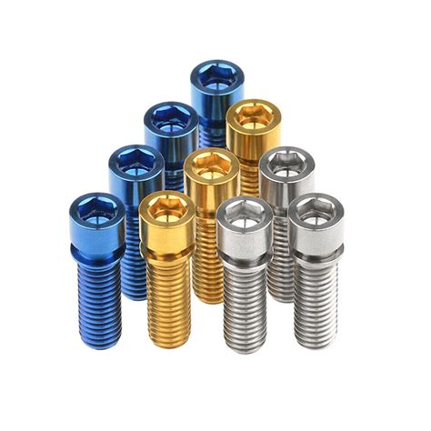M X Mm Titanium Socket Cap Head Bolts Screws Motorcycle Ti Bolt
