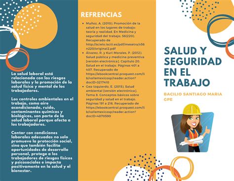 A 7 MGBS Actividad 7 Salud y seguridad en el trabajo tríptico de