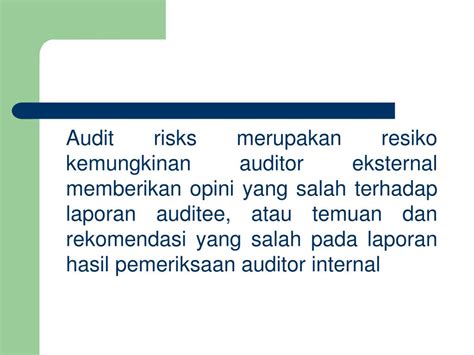 Ppt Konsep Risiko Sistem Pengendalian Intern Powerpoint