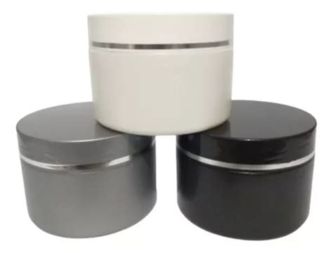 400 Pote 250 G Vazio Ideal Para Gel Creme C Friso Parcelamento Sem Juros