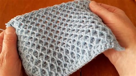 Nids D Abeilles Au Crochet YouTube