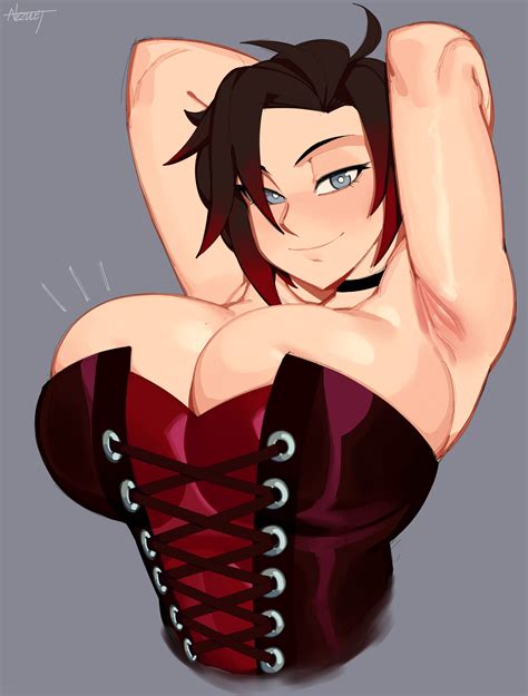 Ruby Rose Rwby Drawn By Nezulet Danbooru