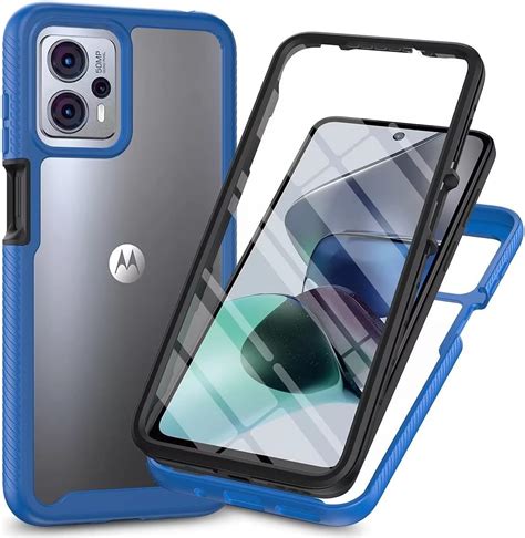 Dfjhure Motorola G13 Case Moto G23 Phone Case Built In Screen Protector