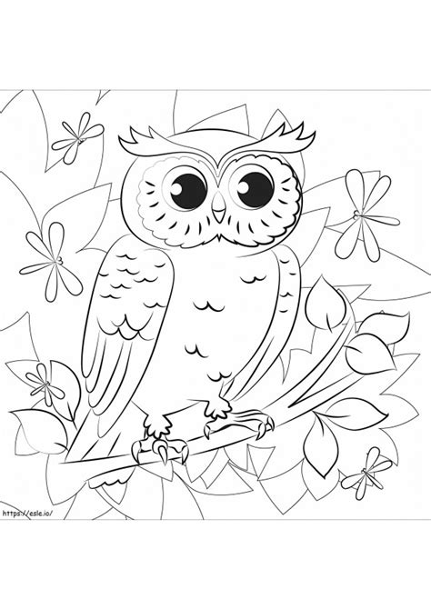 Free Printable Owl Coloring Page